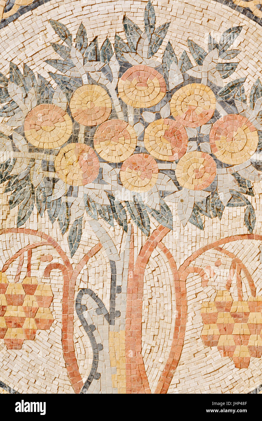 in jordan the antique ceramic roman decorative mosaic like background ...