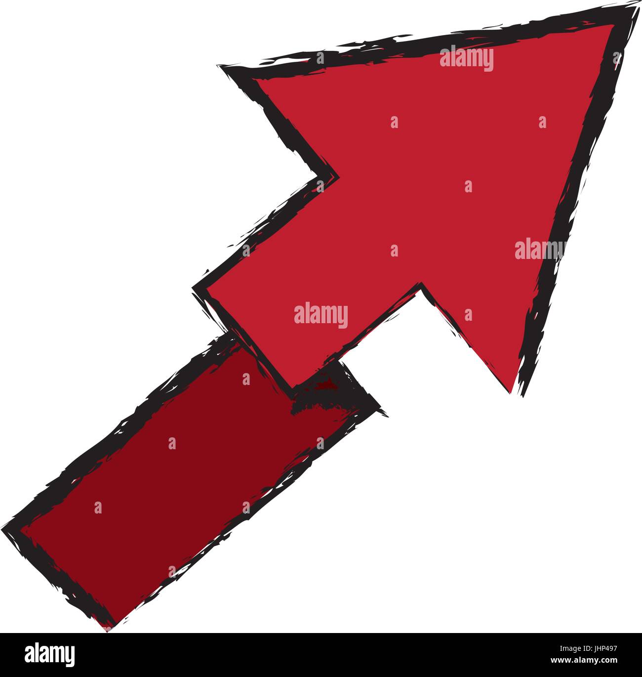 arrow direction location up image Stock Vector Image & Art - Alamy