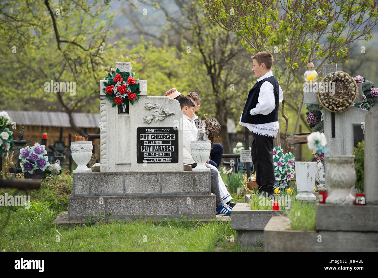 Cemetery maramures boy hi-res stock photography and images - Alamy