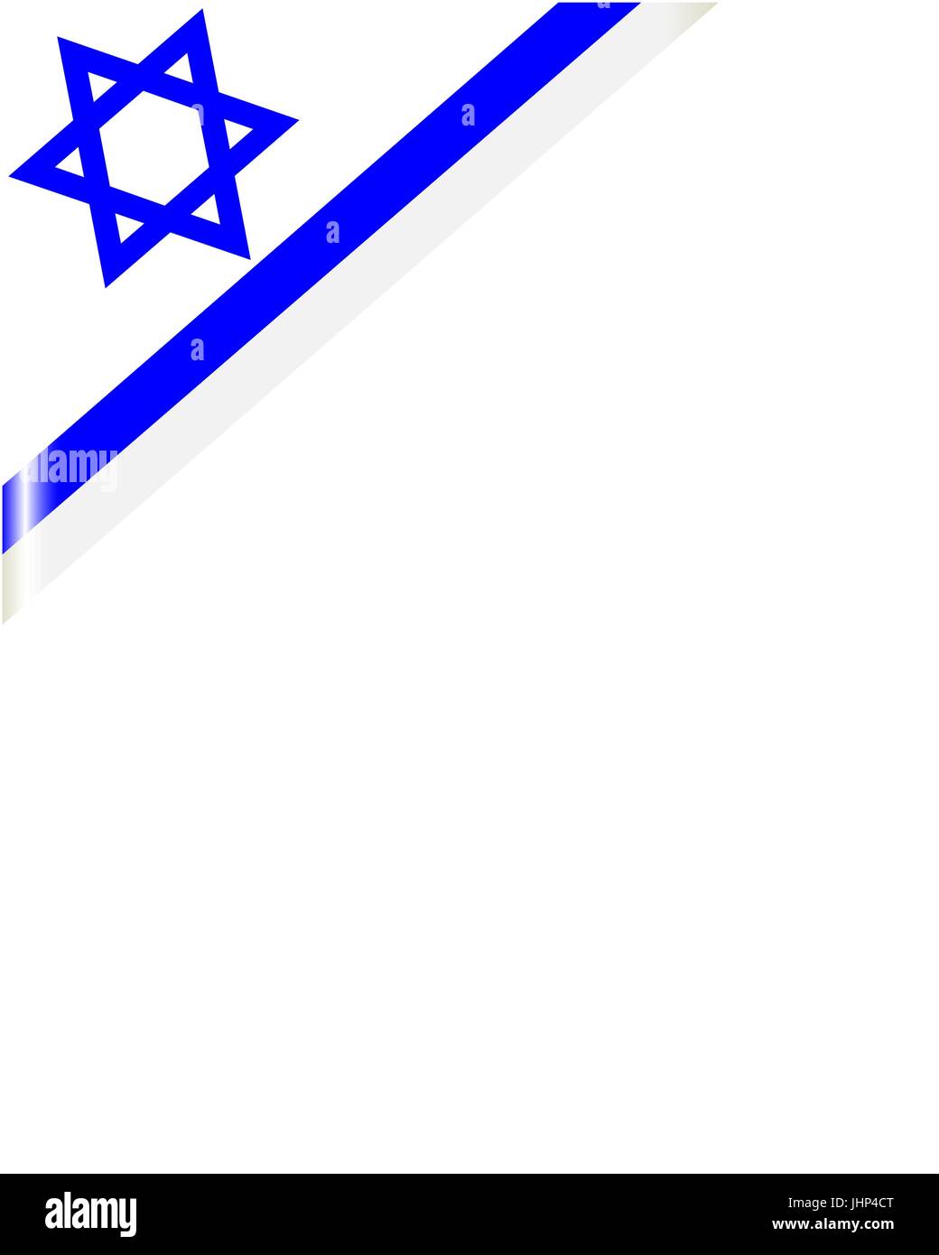 Israeli flag frame corner with blank space for text Stock Vector Image ...