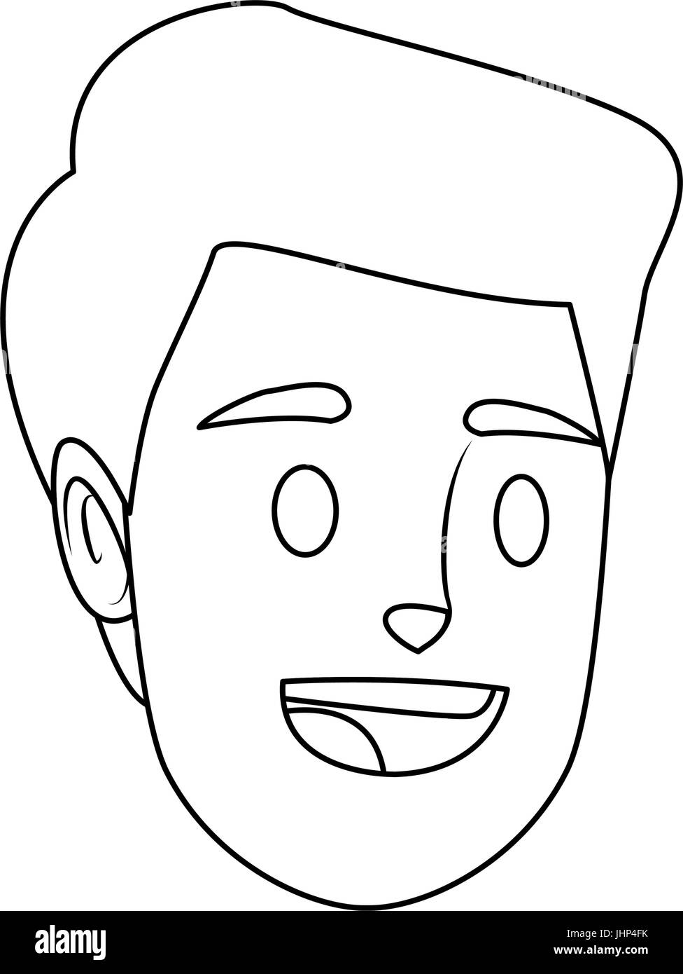 male head person cartoon avatar image Stock Vector Image & Art - Alamy