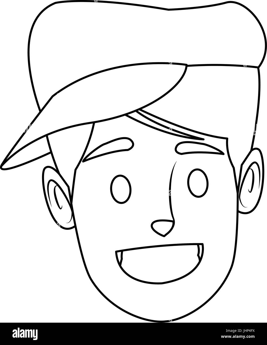 male head person cartoon avatar image Stock Vector Image & Art - Alamy