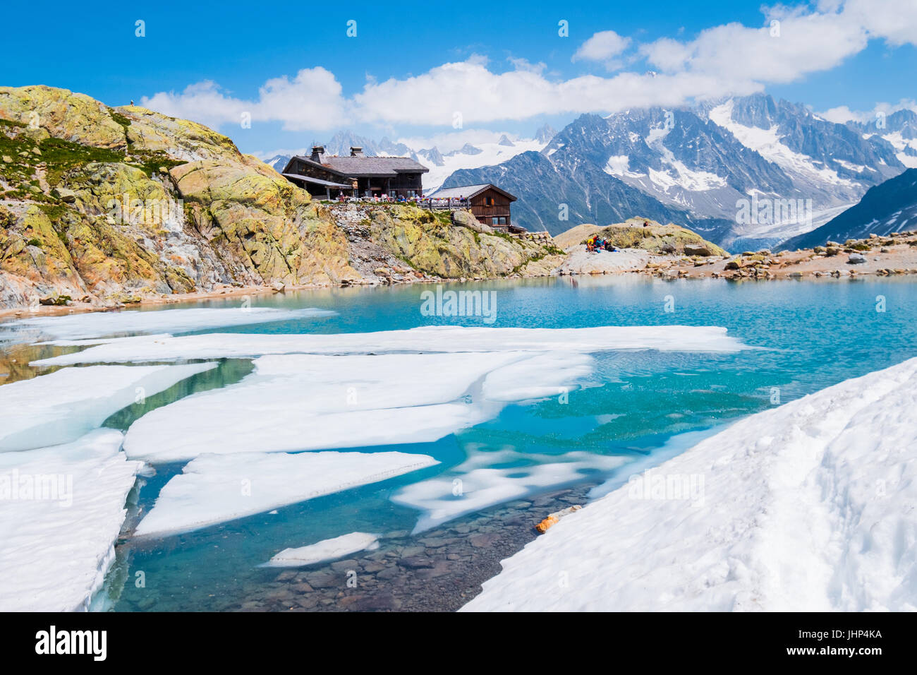 The Lac Blanc, Chamonix, France Stock Photo - Alamy