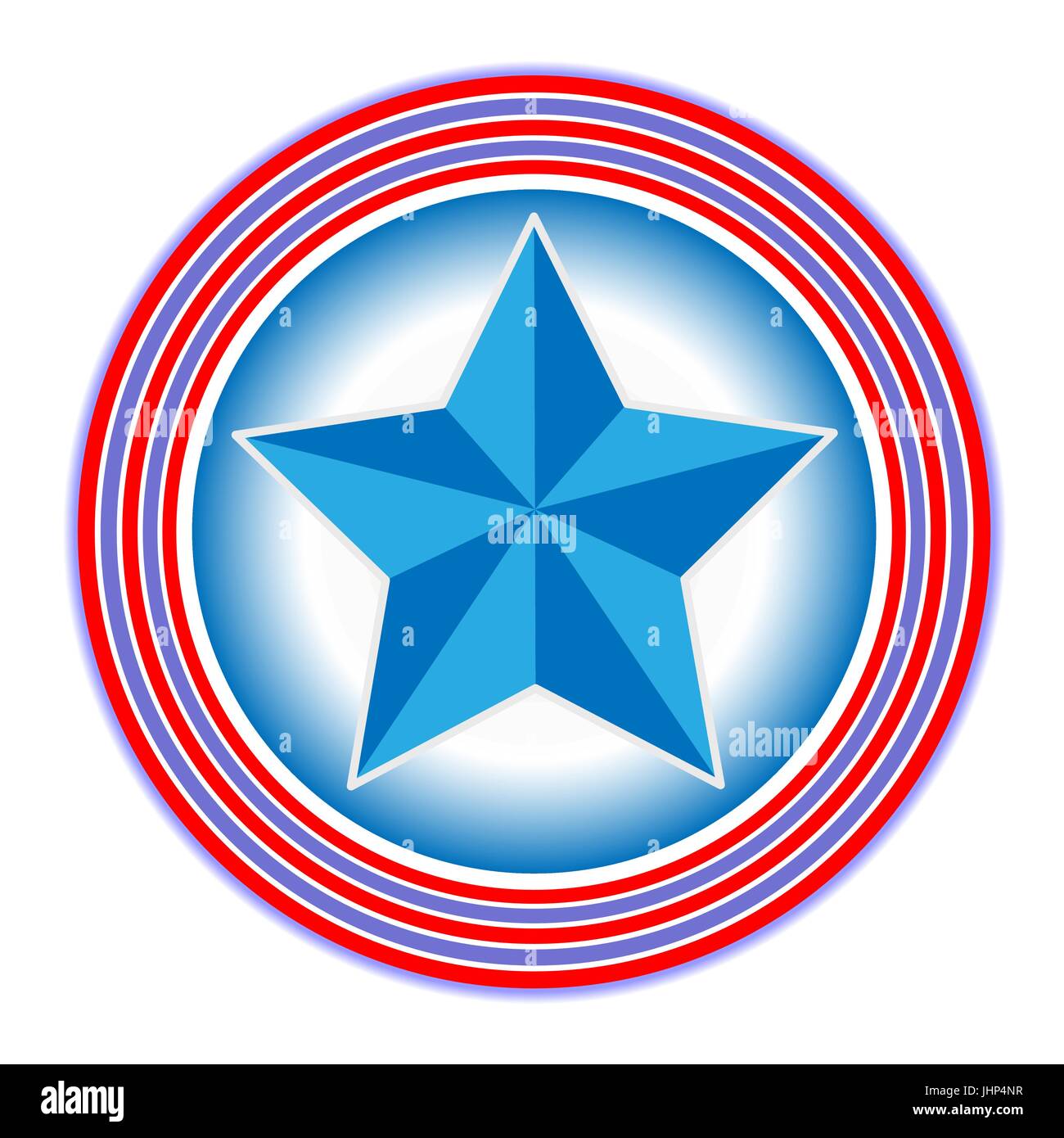 American flag print star symbol hi-res stock photography and images - Alamy