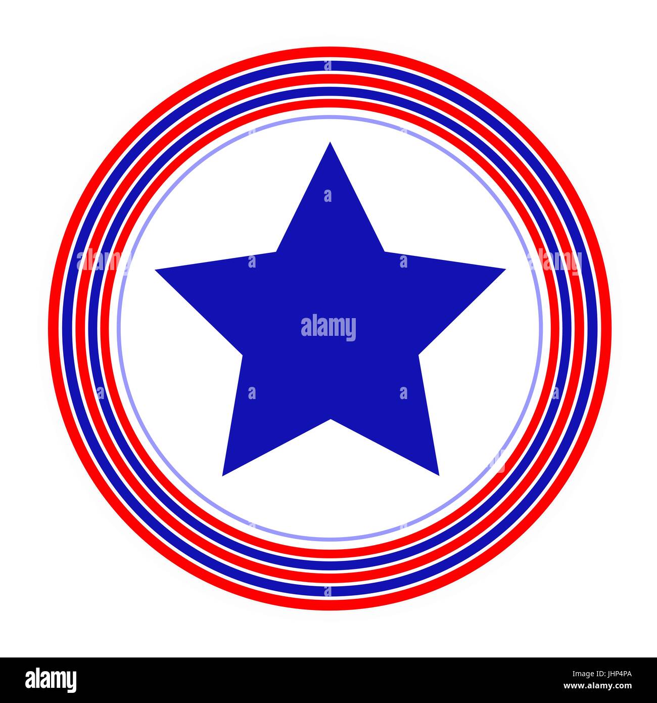 American symbol blue star rings simple Stock Vector Image & Art - Alamy