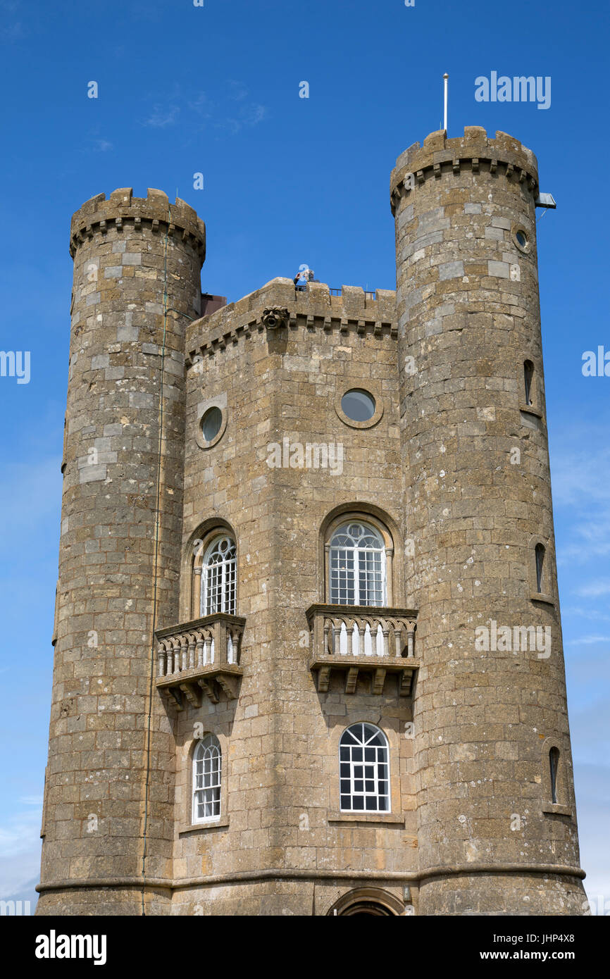 Broadway Tower Folly, Cotswolds; Worcestershire; England; UK Stock ...