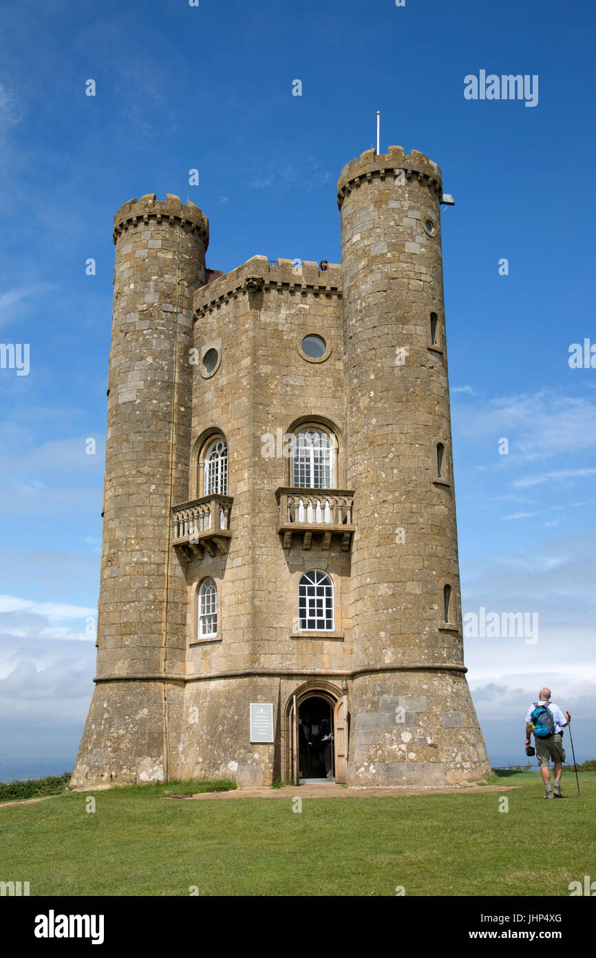 Broadway Tower Folly, Cotswolds; Worcestershire; England; UK Stock ...