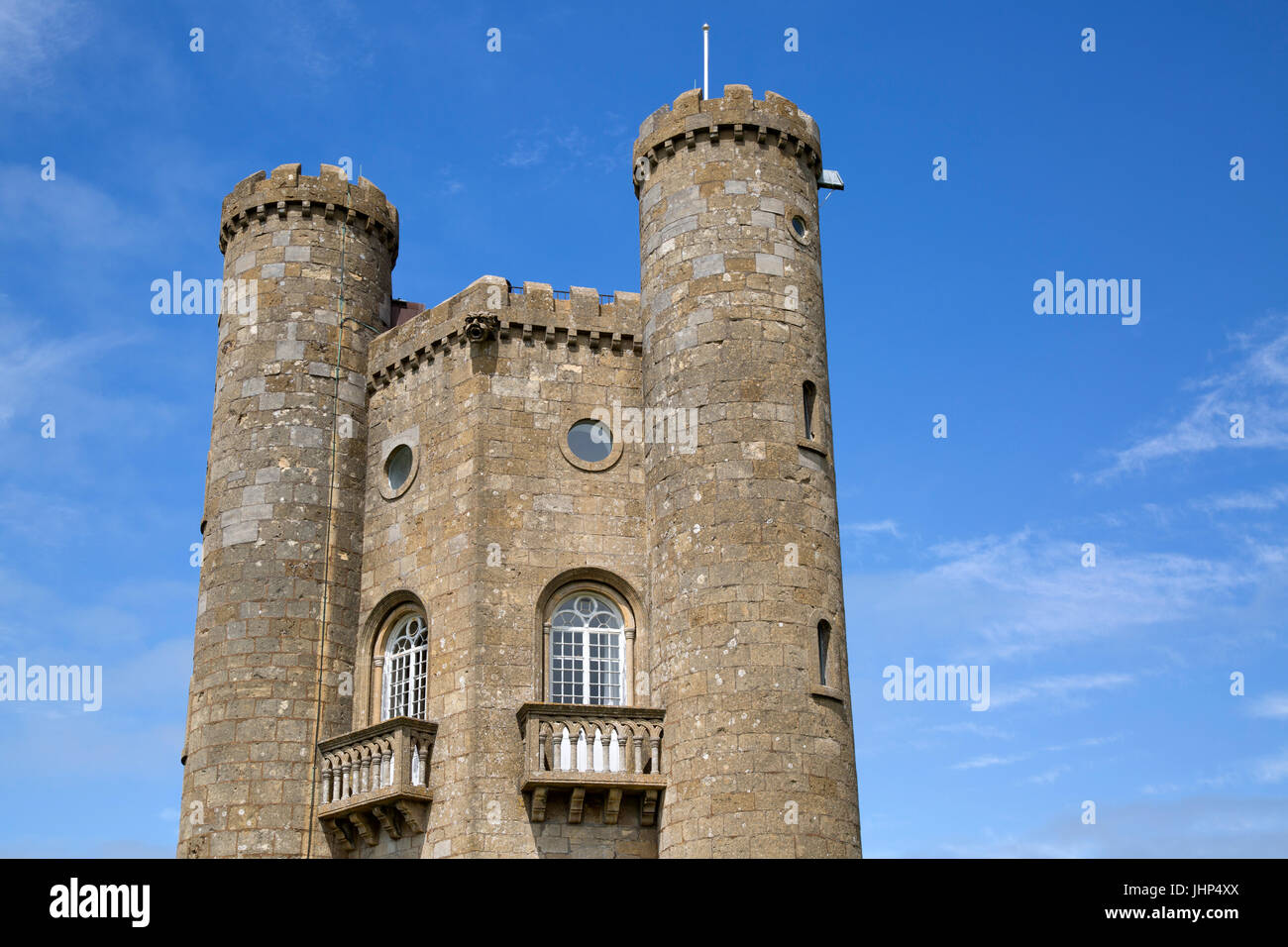 Broadway Tower Folly, Cotswolds; Worcestershire; England; UK Stock ...