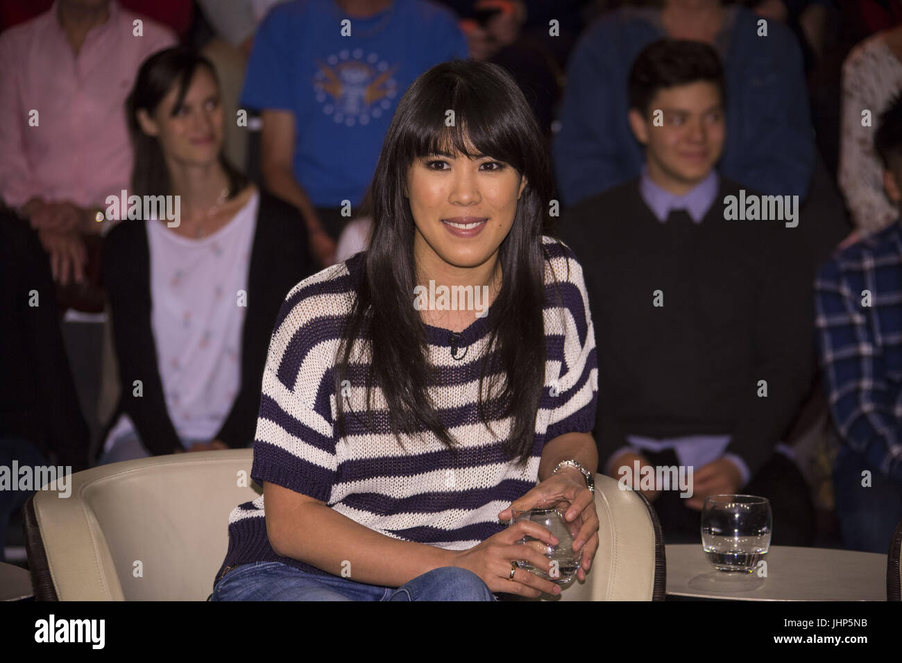German ZDF TV Talkshow Markus Lanz at Fernsehmacher-Studio Featuring ...