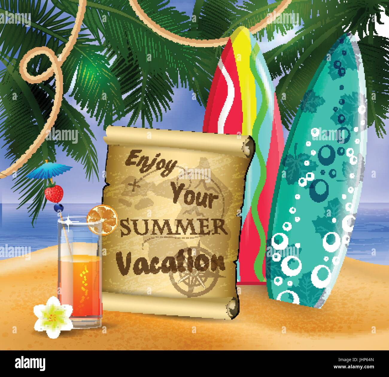 Paper boat on old Stock Vector Images - Alamy