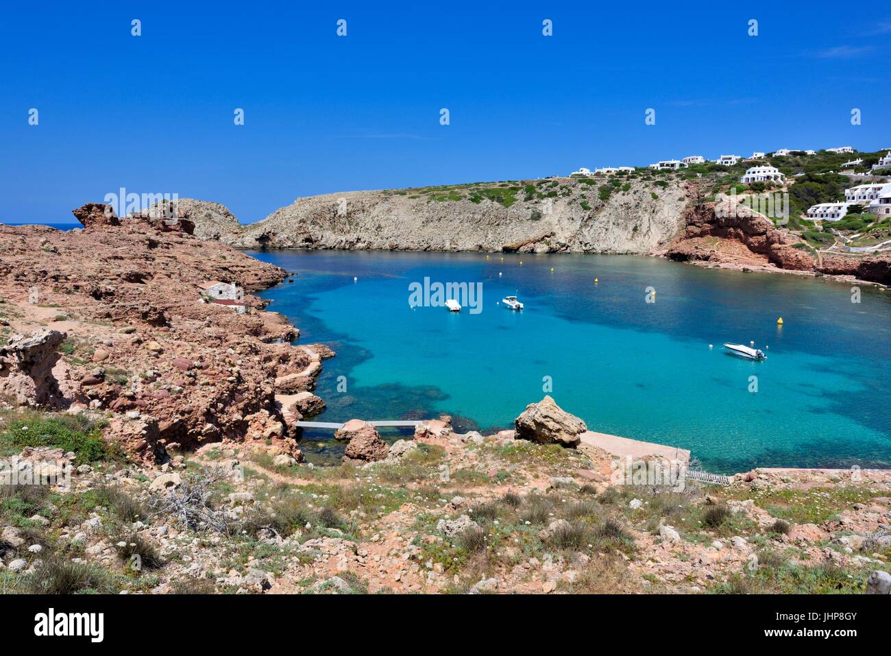Cala Morell Menorca Minorca Spain Stock Photo - Alamy