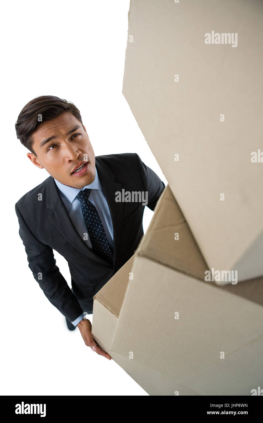 Cardboard boxes low angle hi-res stock photography and images - Alamy