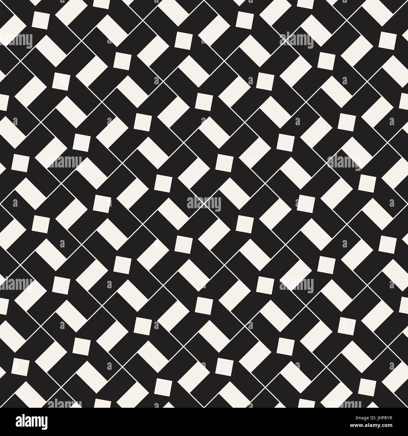 Vector seamless cross tiling pattern. Modern stylish geometric lattice ...