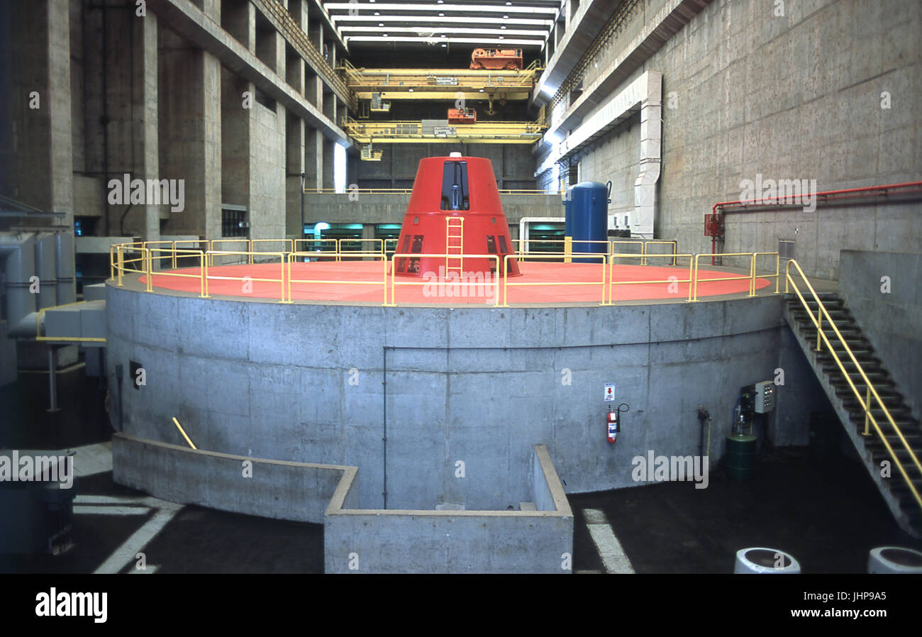Hydroelectric power plant; generator Stock Photo - Alamy