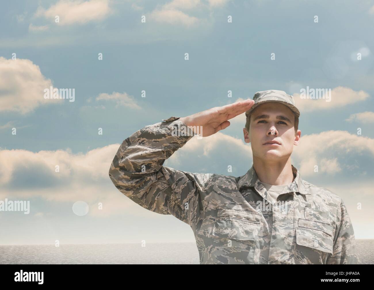Digital composite soldier helmet hi-res stock photography and images ...