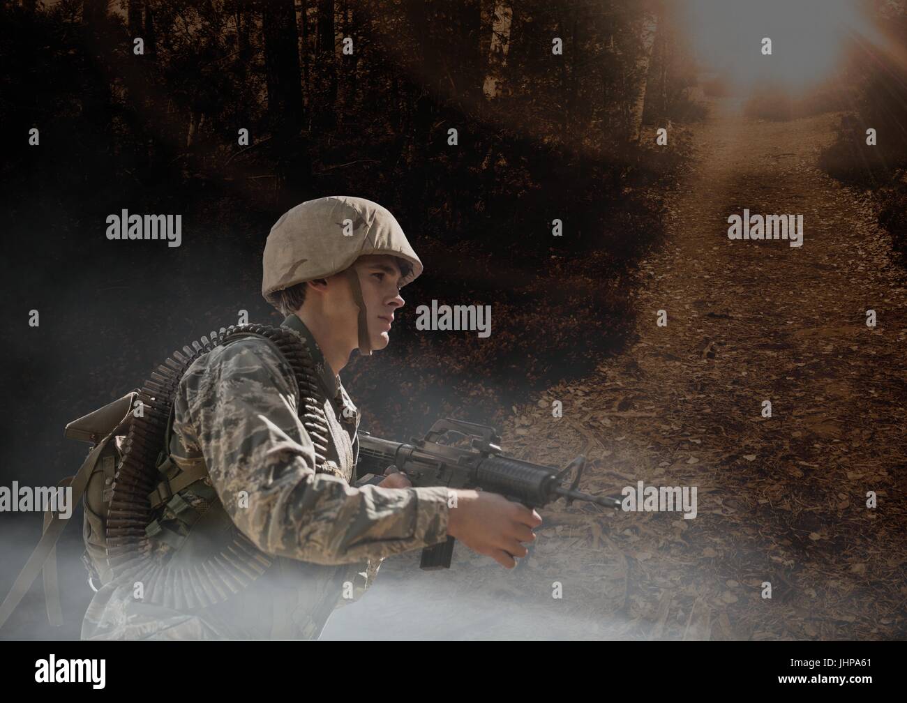 Young soldier tear hi-res stock photography and images - Alamy