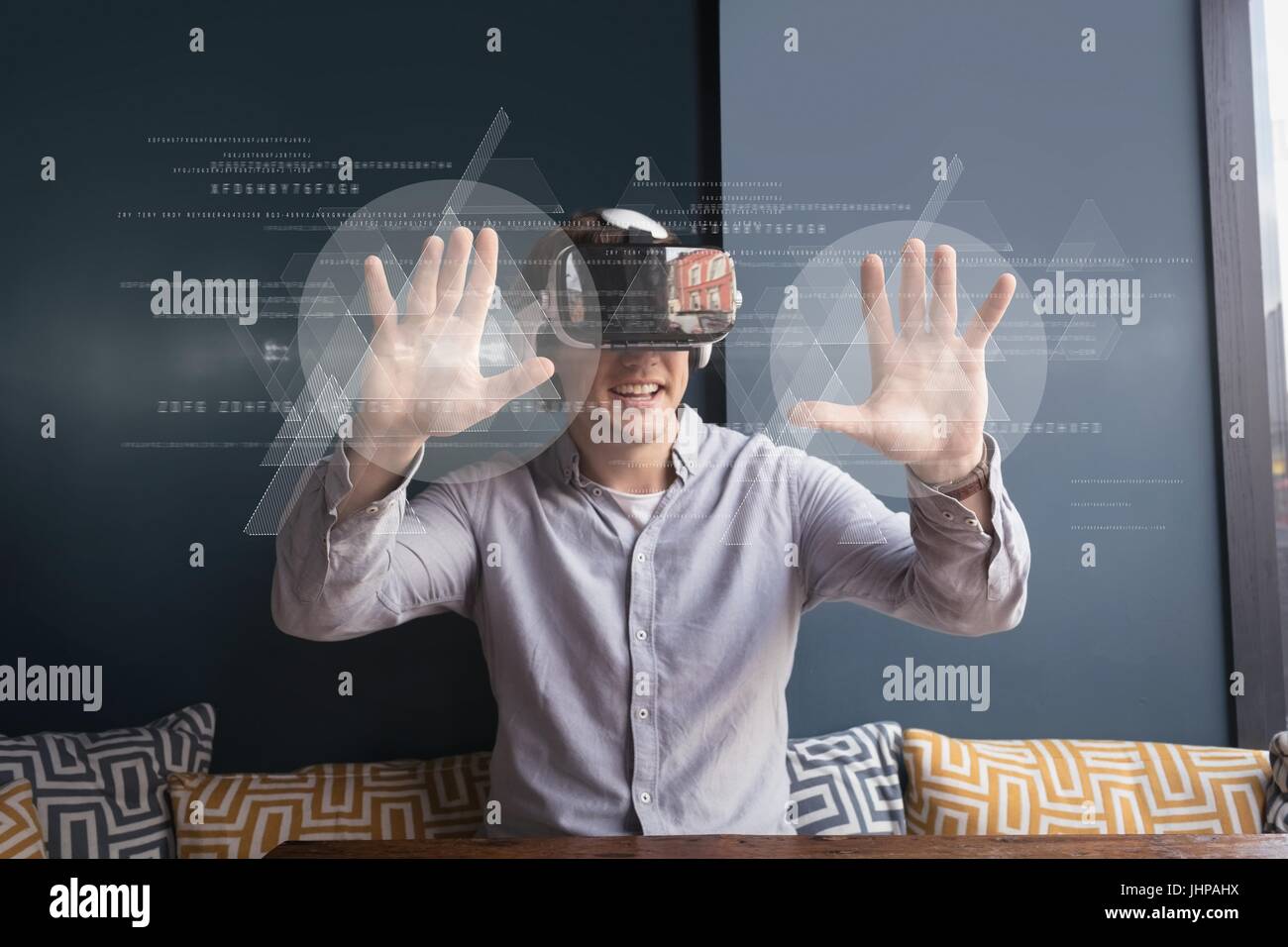 Vr flares interfaces hi-res stock photography and images - Alamy