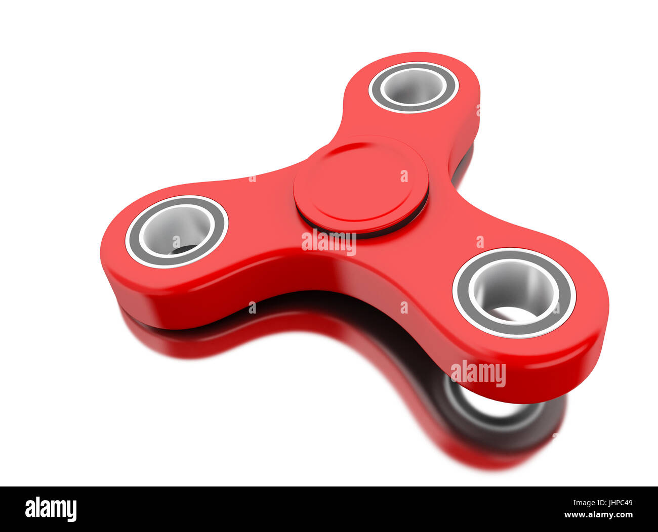 3d illustration. Fidget spinner. Autistic therapy, stres and anxiety ...