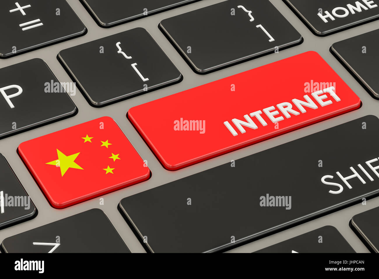 Internet in China concept, 3D rendering Stock Photo - Alamy