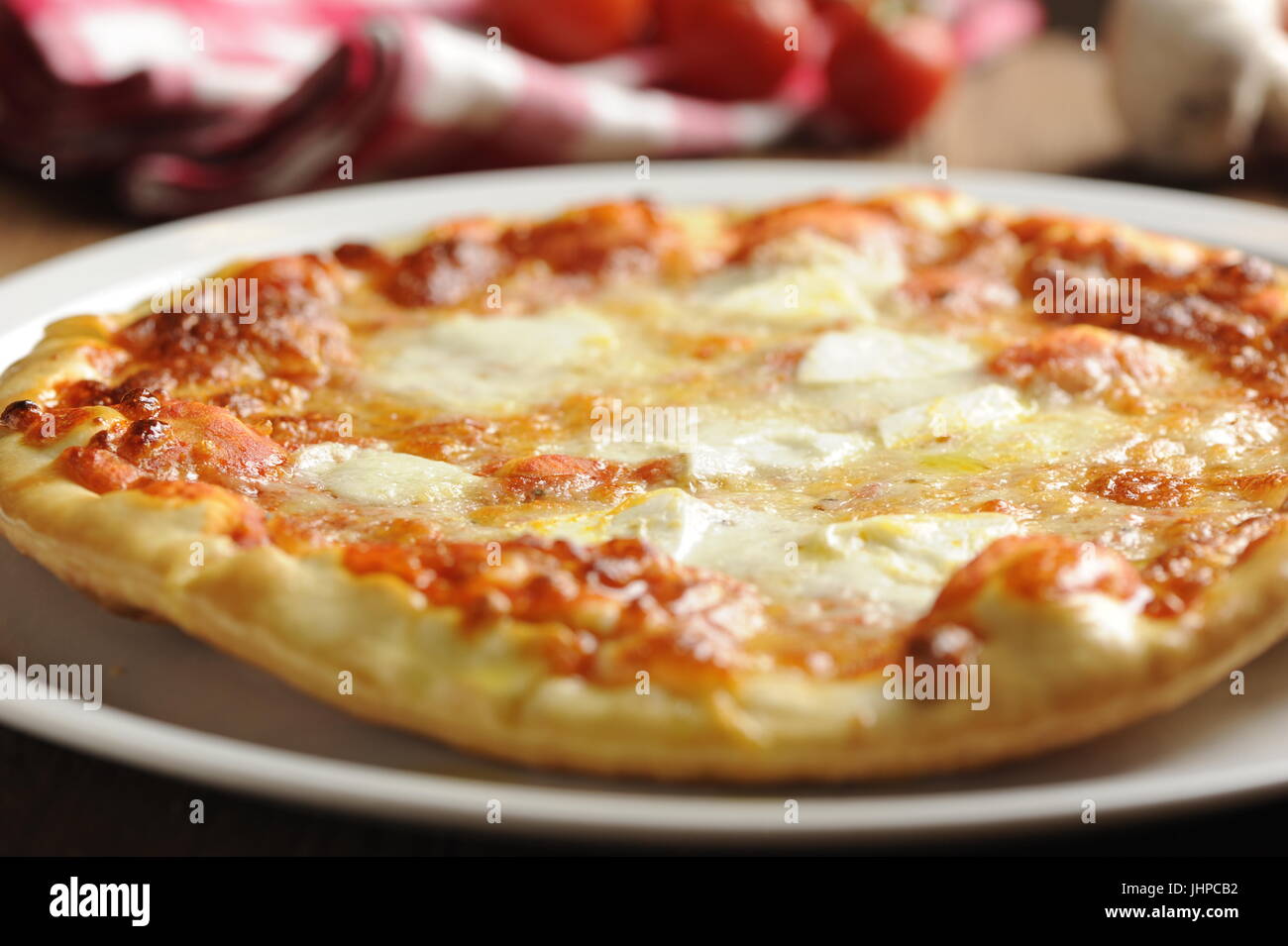 Italian Pizza Margherita Stock Photo - Alamy