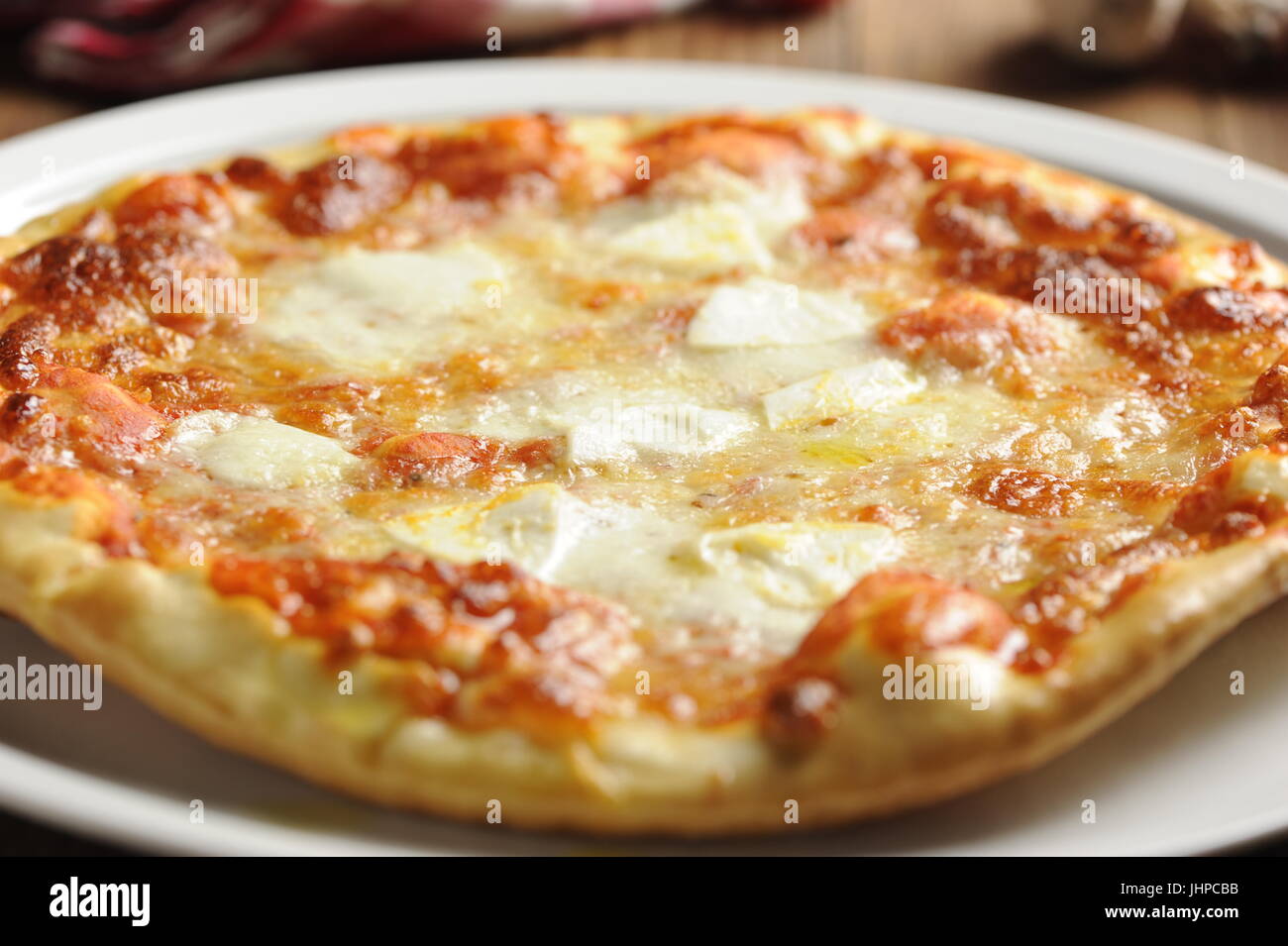 Italian Pizza Margherita Stock Photo - Alamy