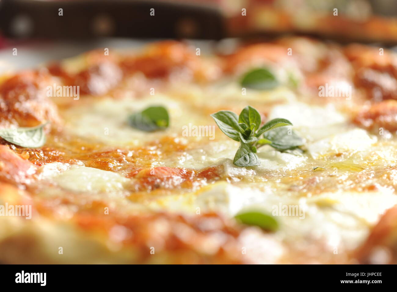 Italian Pizza Margherita Stock Photo - Alamy