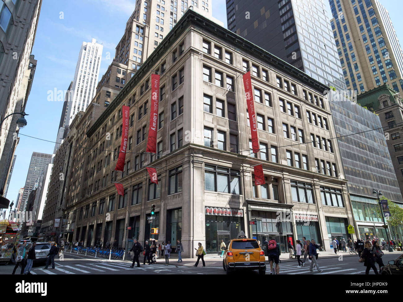 mid manhattan library new york public library New York City USA Stock ...