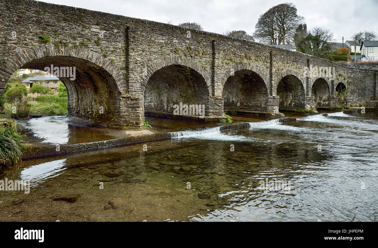 Withypool Bridge and River Barle Exmoor, Somerset Stock Photo - Alamy