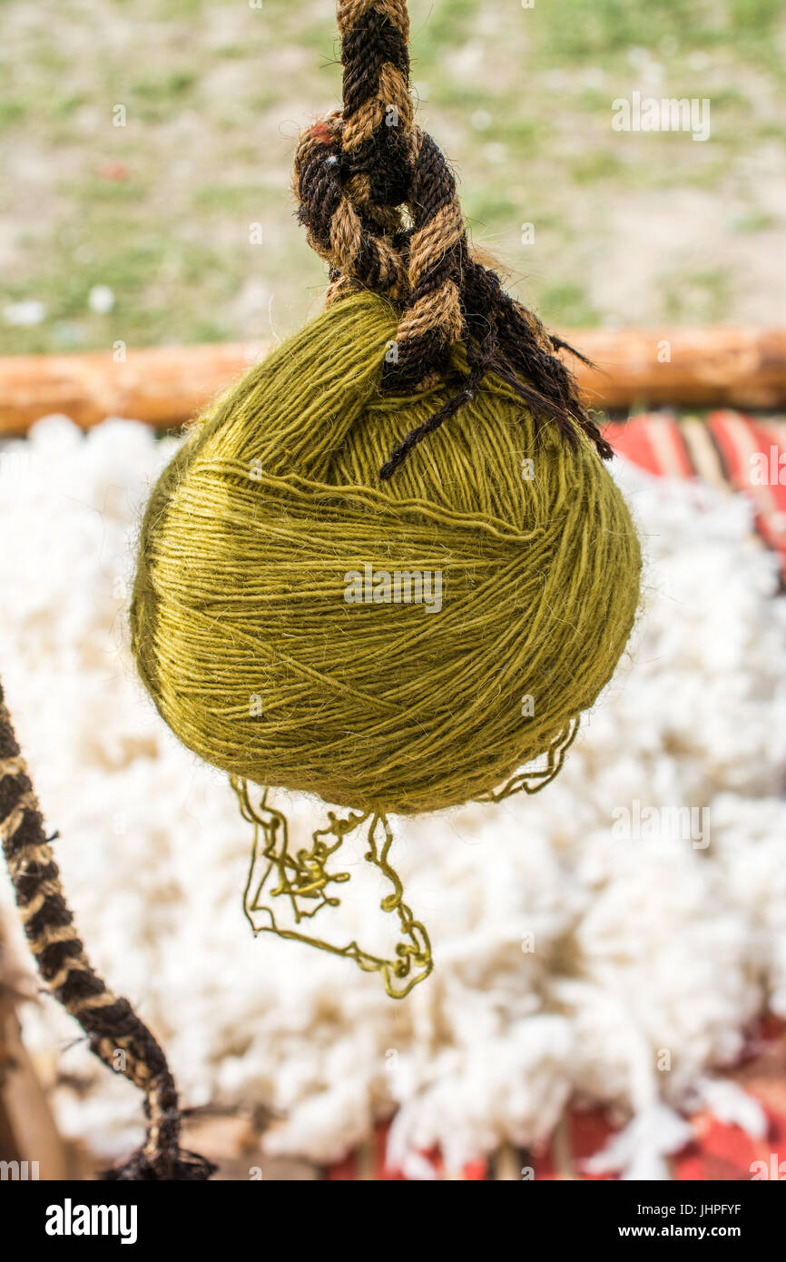 Set or rolls of colotful string Stock Photo - Alamy