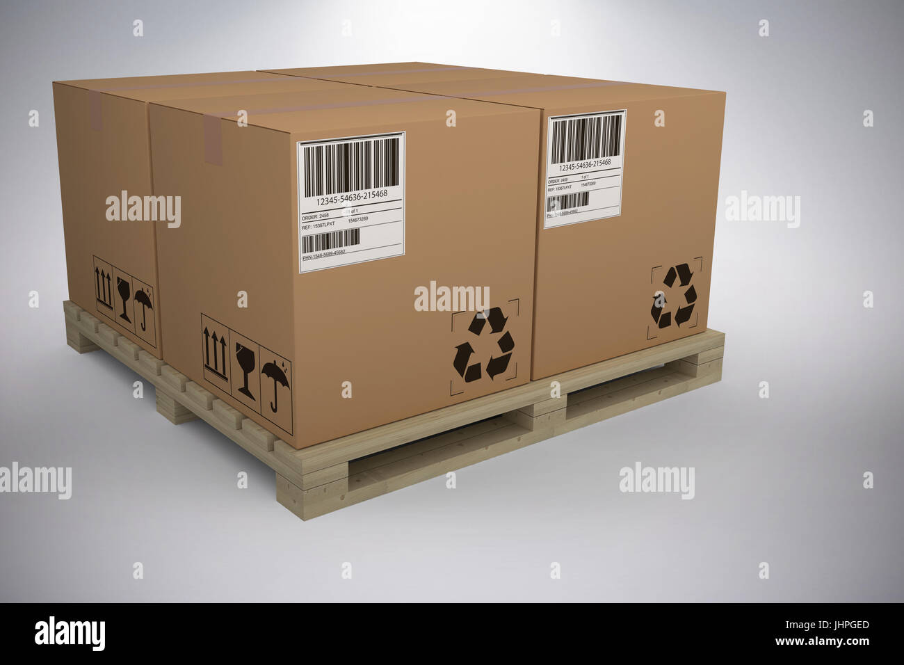 Boxes On Pallet High Resolution Stock Photography and Images - Alamy