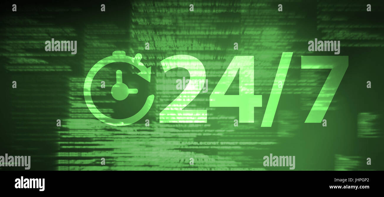 Digitally generated image of numbers against blue blurred texts Stock ...