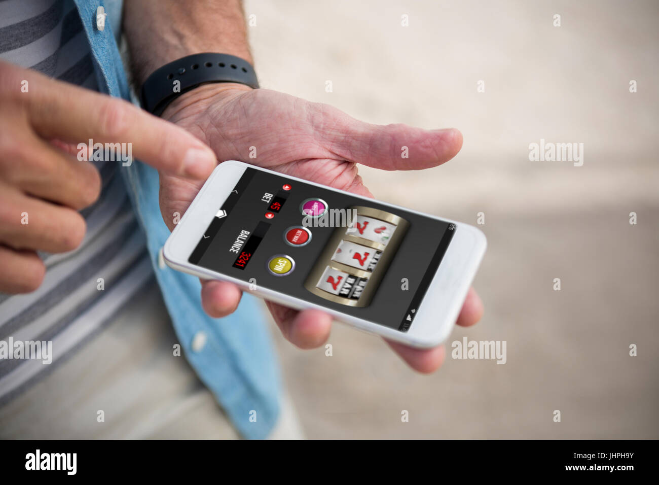 Mobile slot game hi-res stock photography and images - Alamy