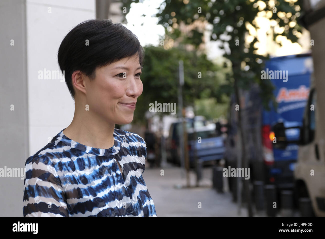 Sandra Choi attends the Jimmy Choo boutique reopening Featuring: Sandra ...