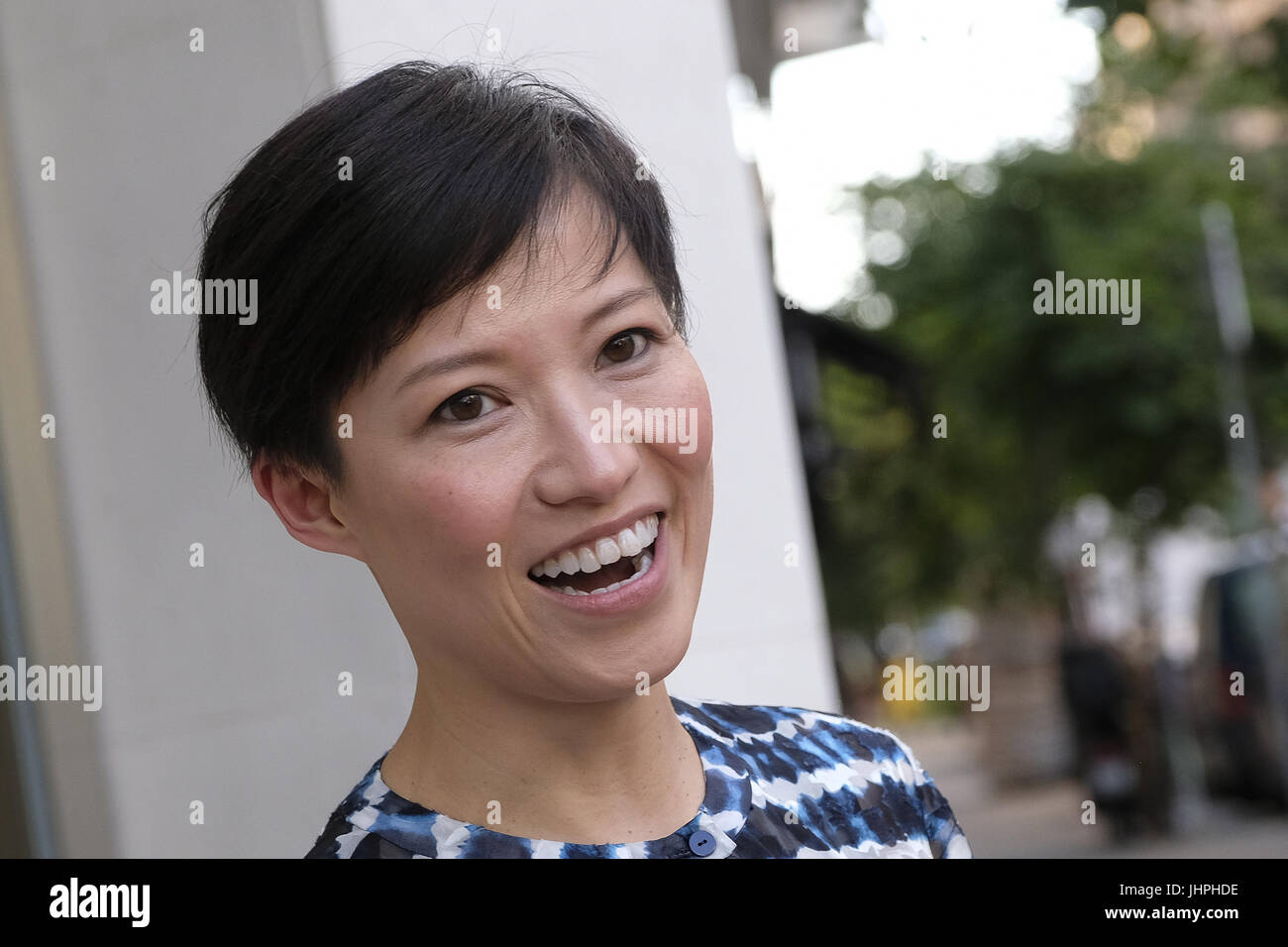 Sandra Choi attends the Jimmy Choo boutique reopening Featuring: Sandra ...