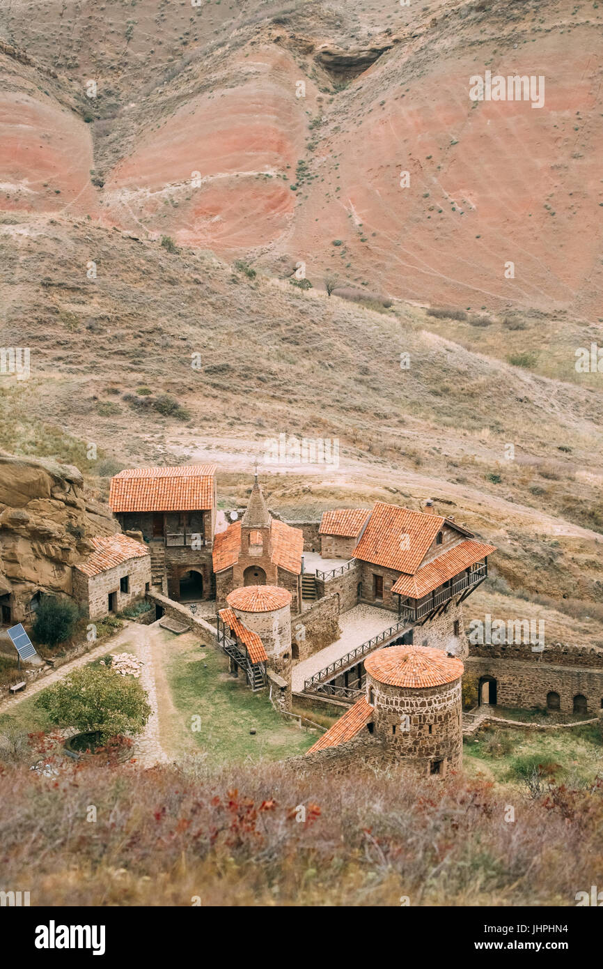 Sagarejo Municipality, Kakheti Region, Georgia. Aerial View Of Ancient ...