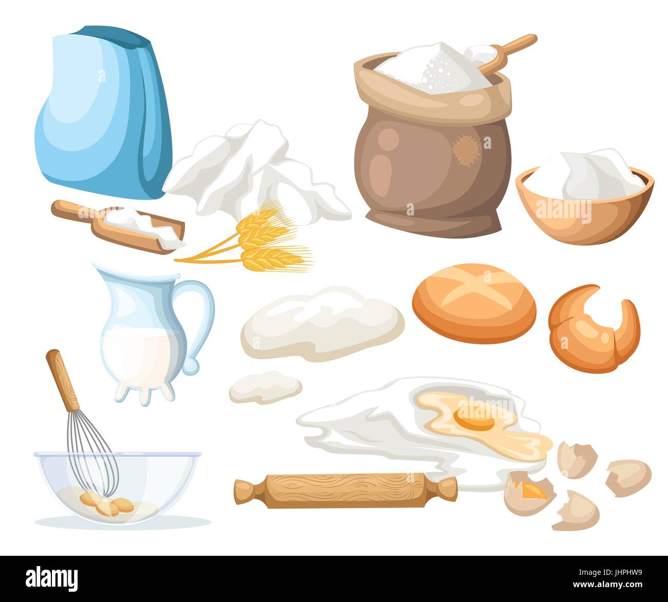 Baking powder vector vectors Stock Vector Images - Alamy