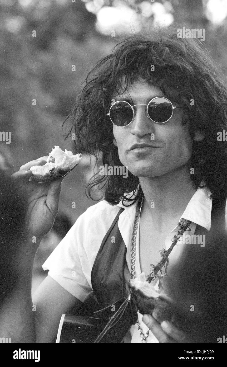 David Peel in Central Park 1969 Stock Photo - Alamy