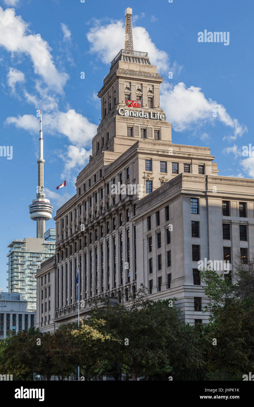 Canada life building weather beacon hi-res stock photography and images ...