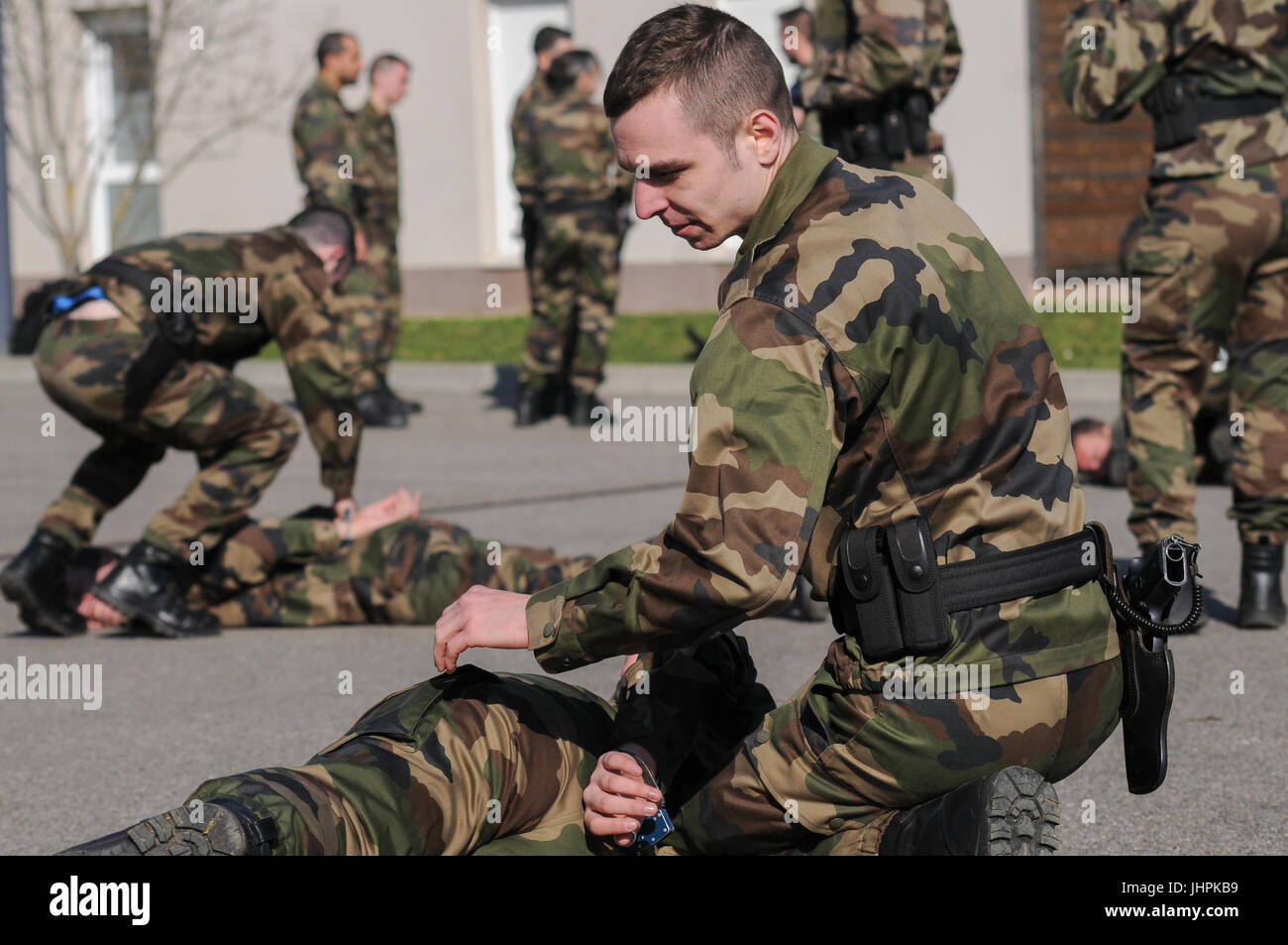 One week with the trainees of French National Gendarmerie Reserve, Lyon ...