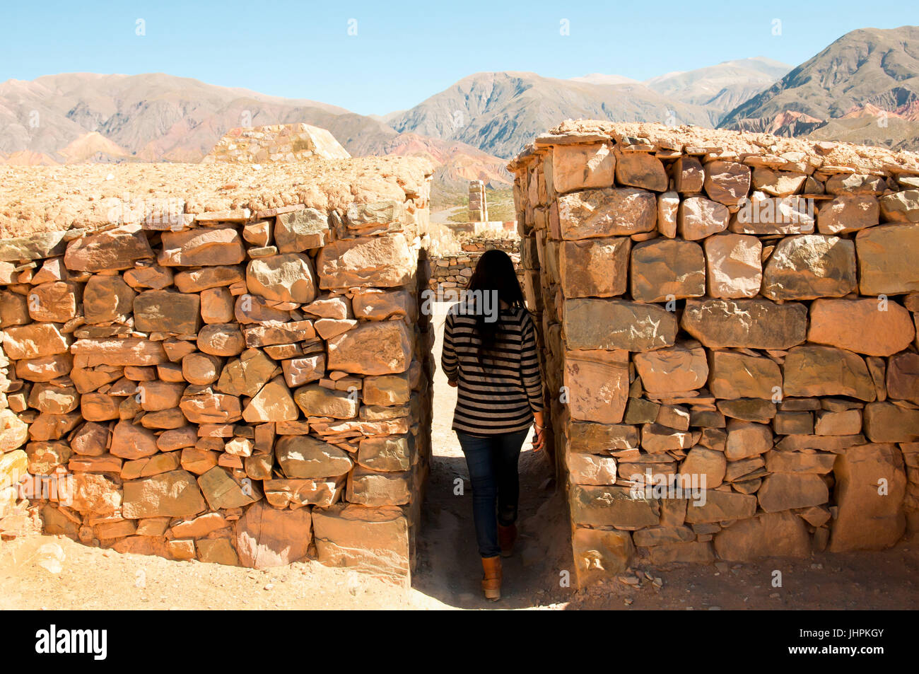 Pucara de Tilcara Ruins - Jujuy - Argentina Stock Photo - Alamy