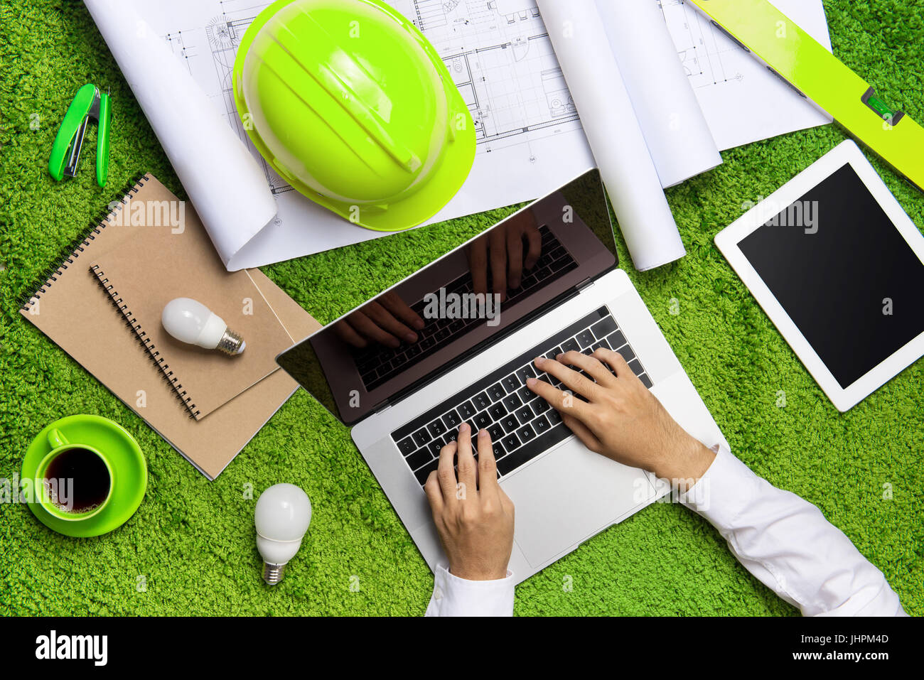 Green Business Ecology Environment Concept Stock Photo - Alamy