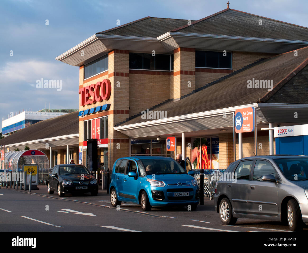 Tesco Extra supermarket store, company founded by Jack Cohen in 1919 ...