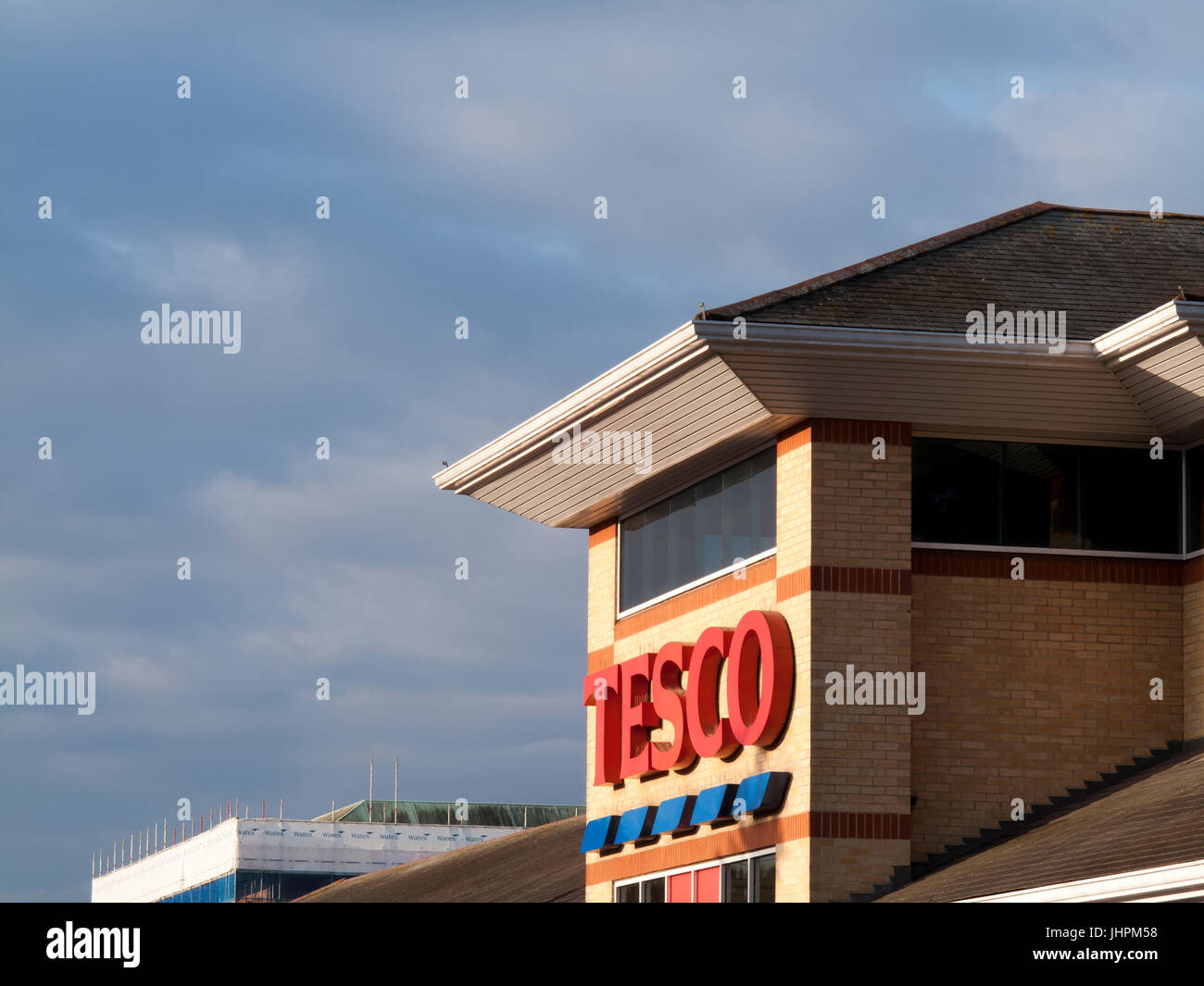 Tesco Extra supermarket store, company founded by Jack Cohen in 1919 ...