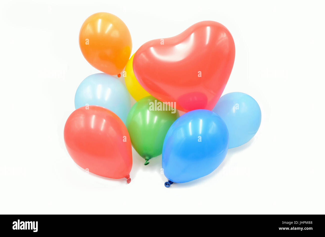 Pink air balloons golden Cut Out Stock Images & Pictures - Alamy