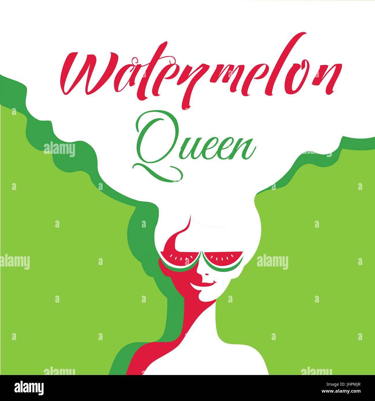 Watermelon poster concept Stock Vector Image & Art - Alamy