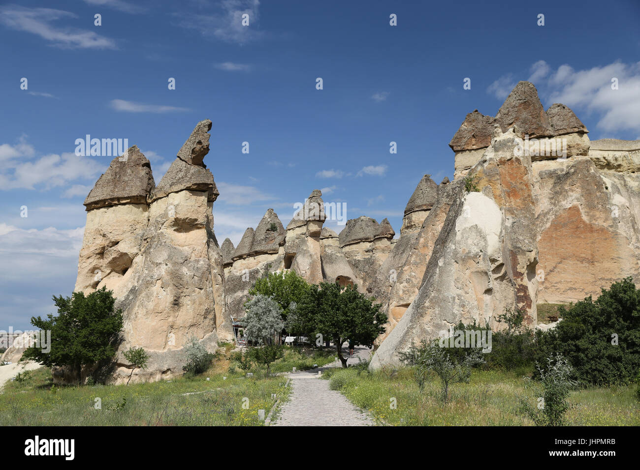 Rock Formations in Pasabag Monks Valley, Cappadocia, Turkey Stock Photo ...