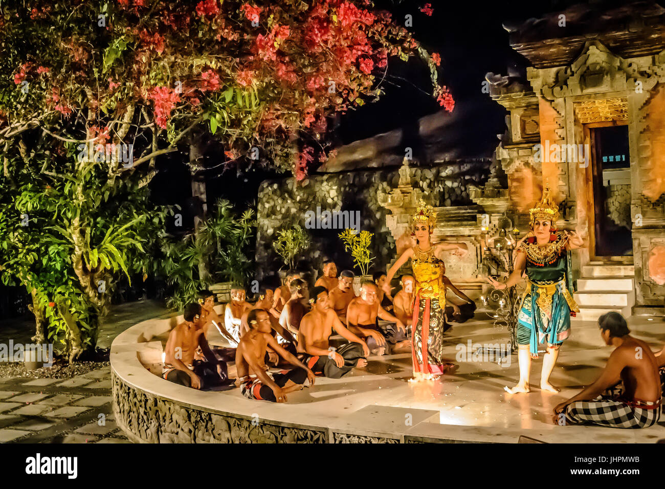 Traditional Balinese dance in traditional costumes Stock Photo - Alamy