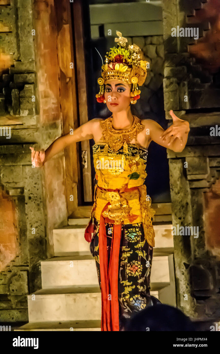 Traditional Balinese dance in traditional costumes Stock Photo - Alamy