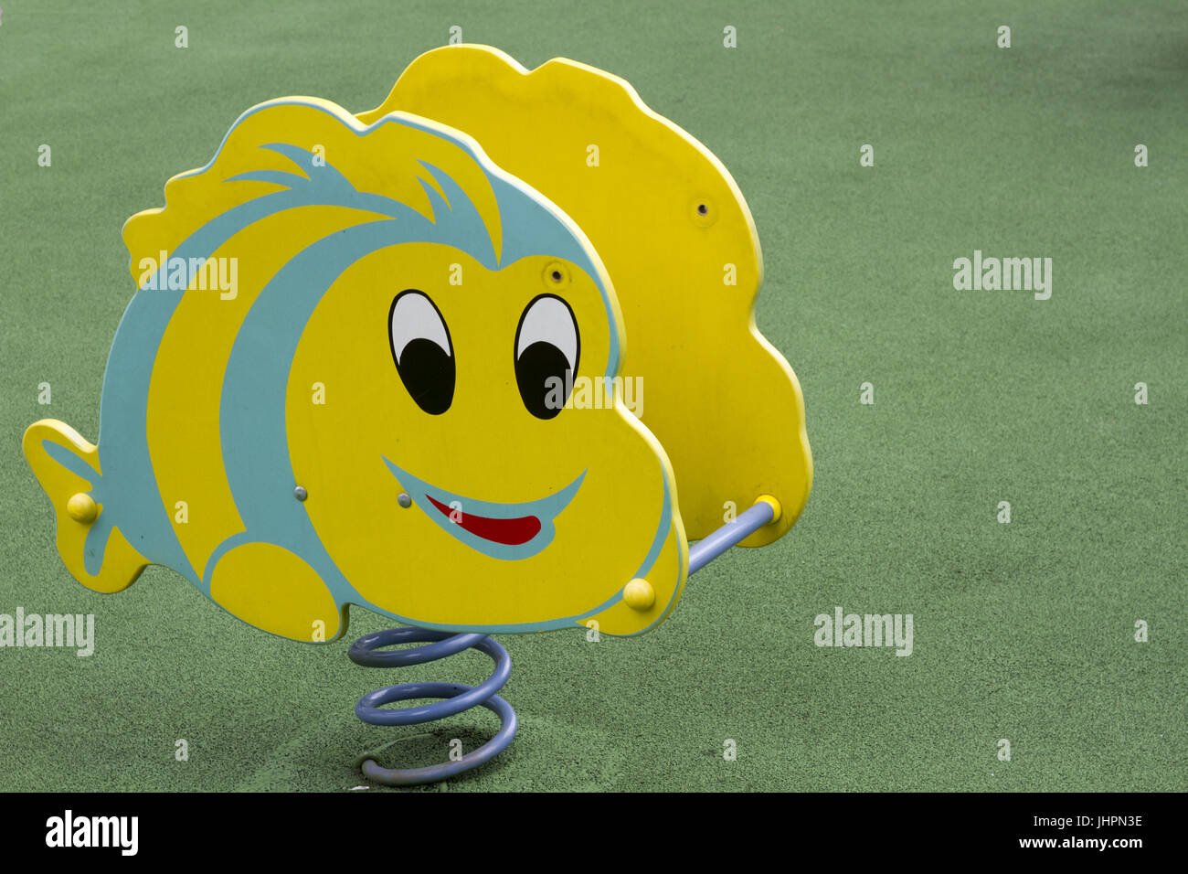 Swing in the form of fish Stock Photo - Alamy