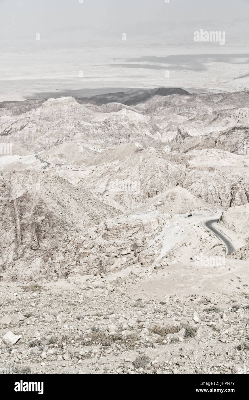 in the mountain of eden jordan the view from the antique castle Stock ...